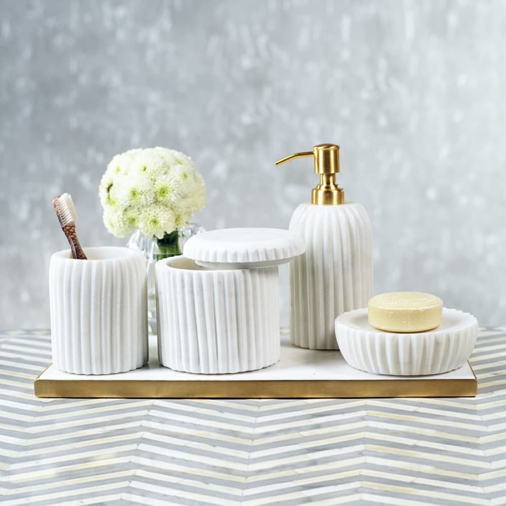 Creating a Luxurious Bathroom with Marble Bath Sets: Tips and Ideas ...