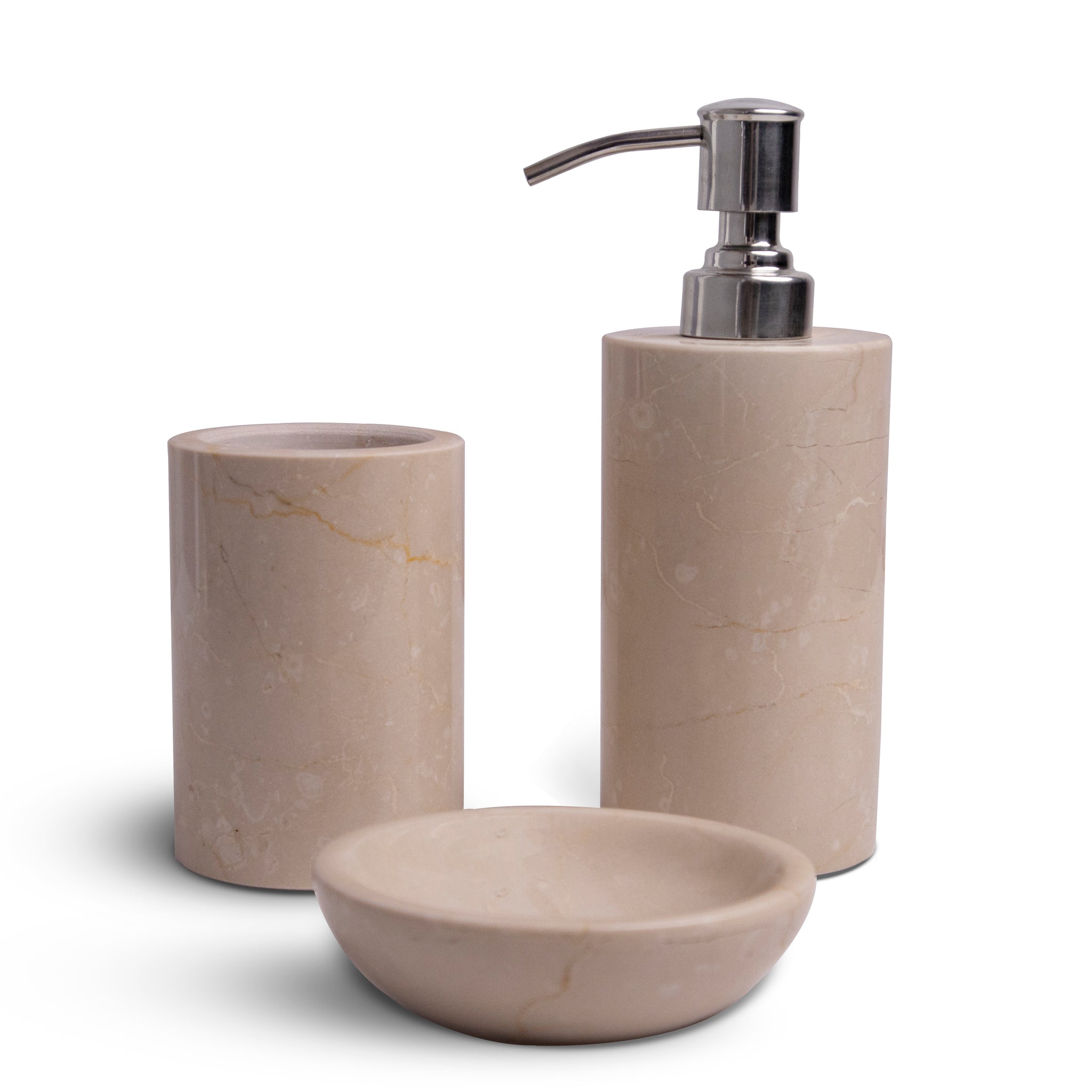 Marble Bathroom Accessories Set | Buy Online - Handicraft Bazaar