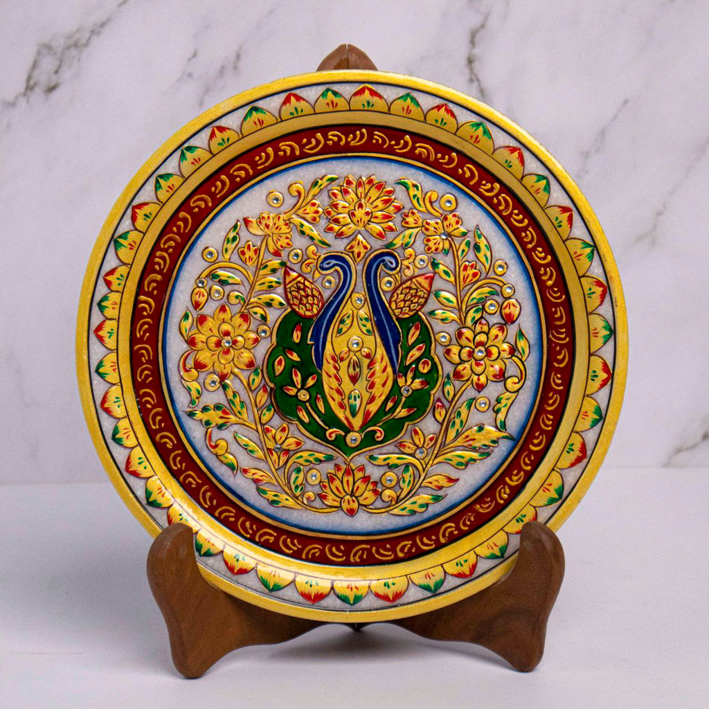 Marble Decorative Plates | Shop Online — Handicraft Bazaar
