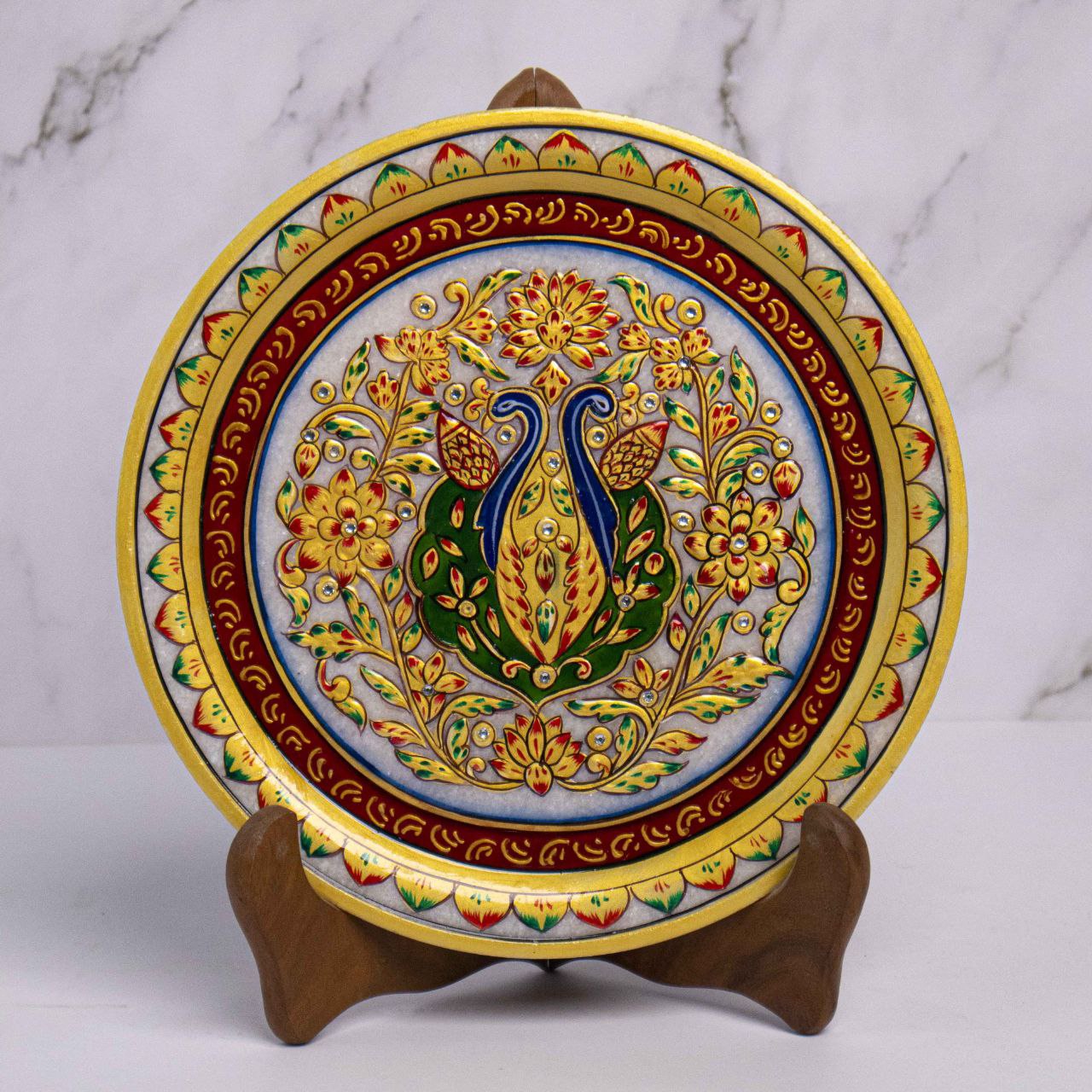 Marble Decorative Plates | Shop Online — Handicraft Bazaar