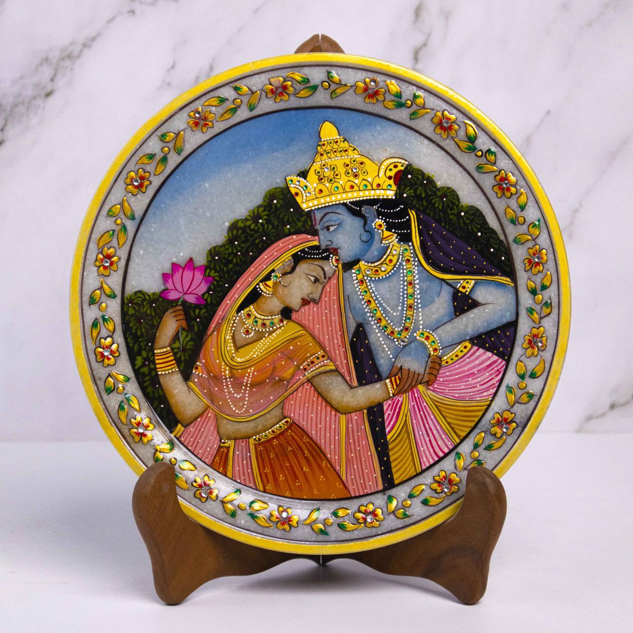 Marble Decorative Plates | Shop Online — Handicraft Bazaar