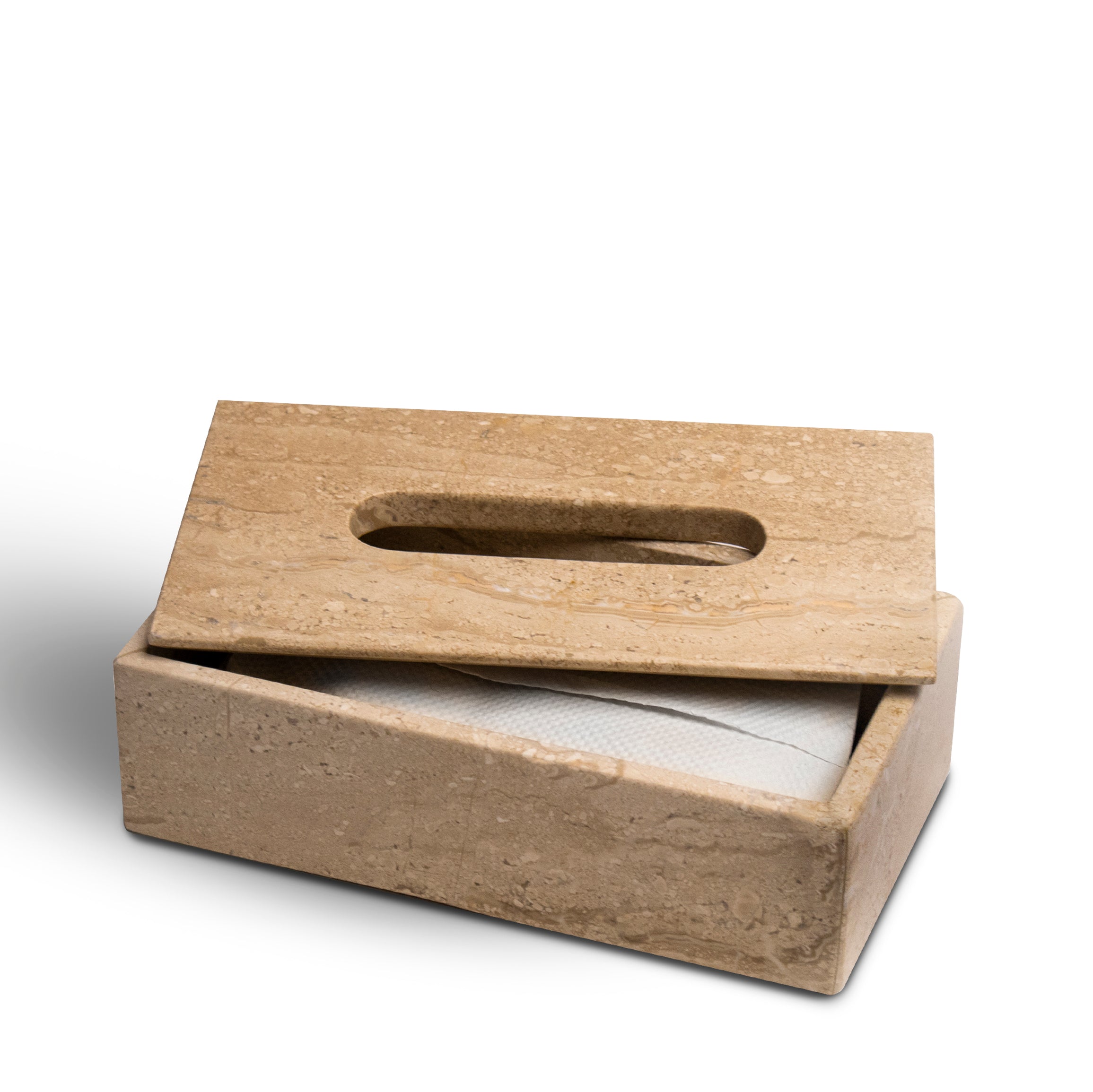 Marble Tissue Box (Dyna) - Handicraft Bazaar