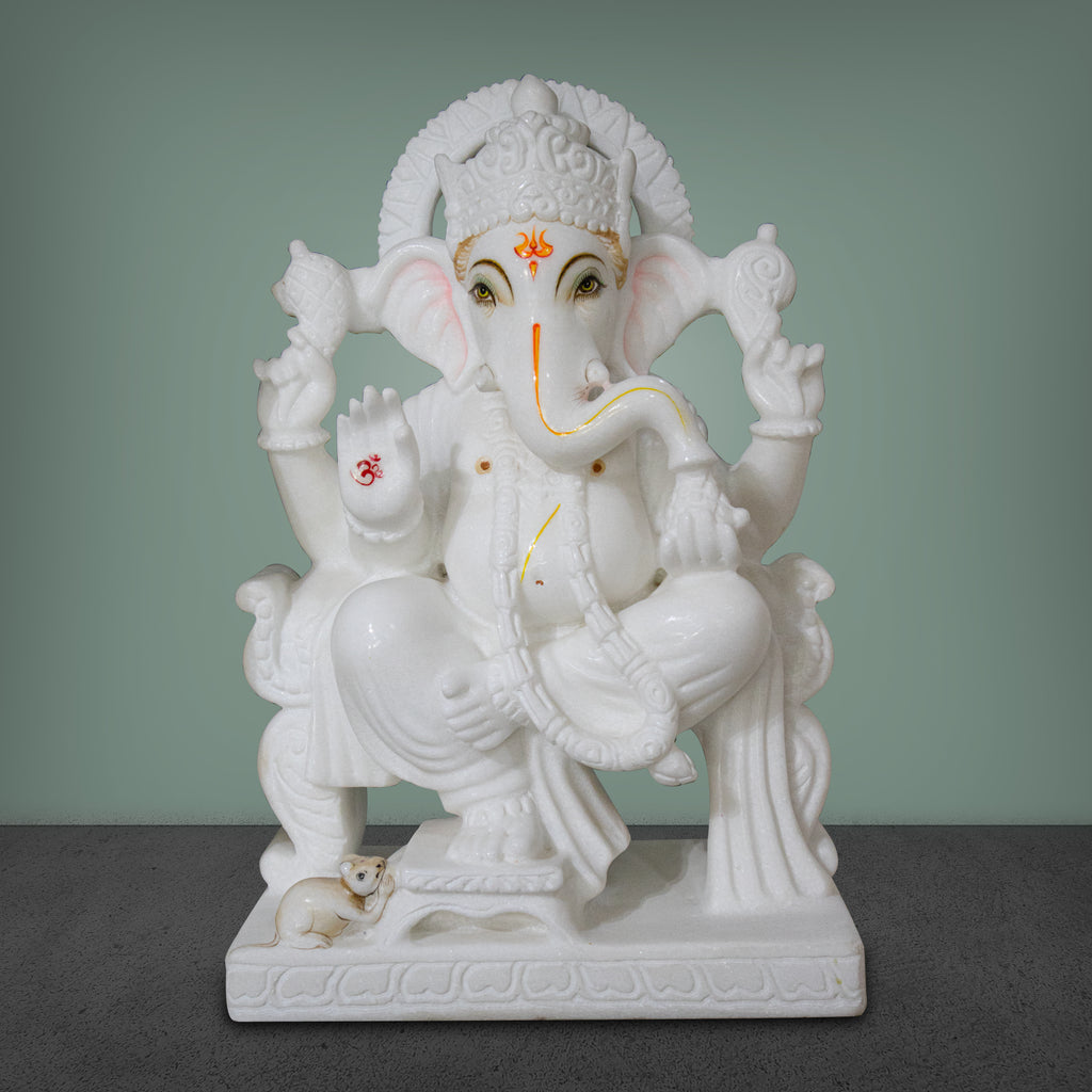 Marble Ganesh Murti | Idol and Statue of Lord Ganesh | Shop Online ...